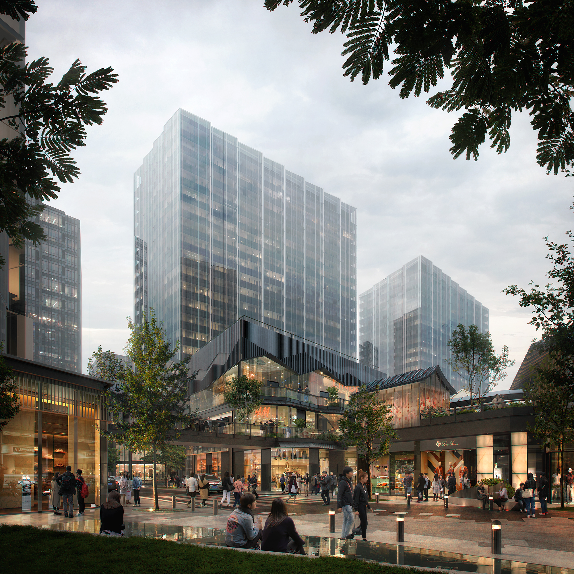 18052_203_Plaza_View_PF - Pixelflakes | Architectural Marketing